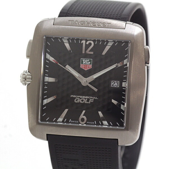 Tag Heuer | Accessories | Tag Heuer Mens Watch Golf Wae116 Quartz Black ...